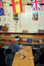 Flags inside the preschool - Peter Rabbit Community Preschool